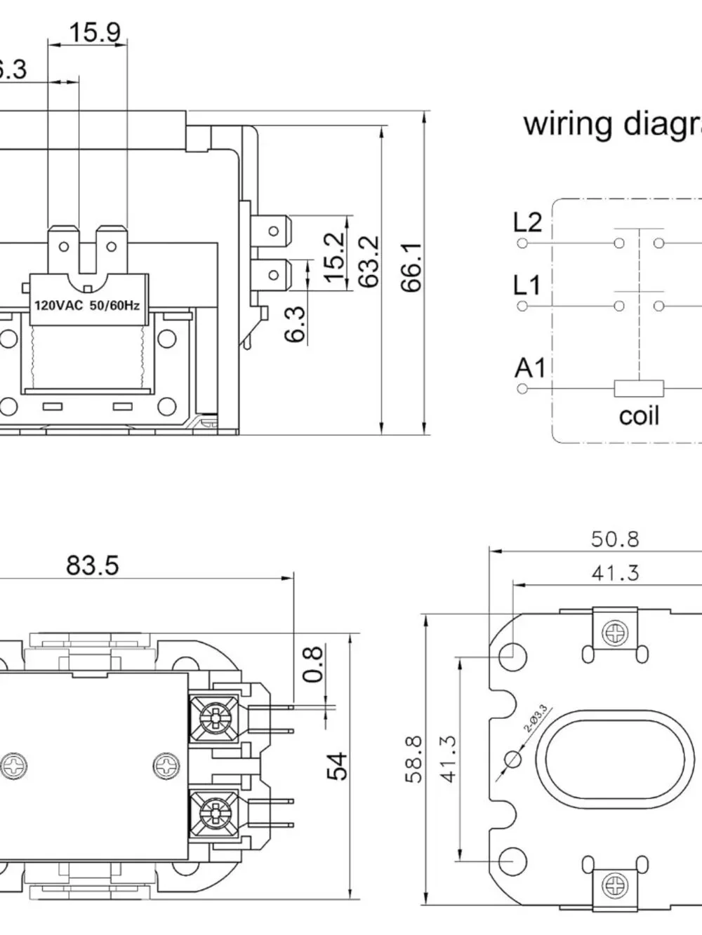 Other | 1 Pack Carrier Hvac Motor Contactor 12v 30 Amp Coil 2 Pole ...